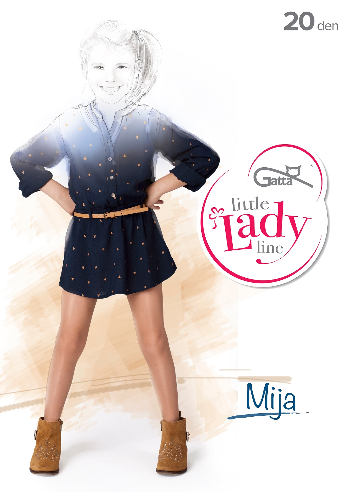 Rajstopy Gatta Little Lady Mija 20 den 116-158 - Rajstopy - rajstopy ...