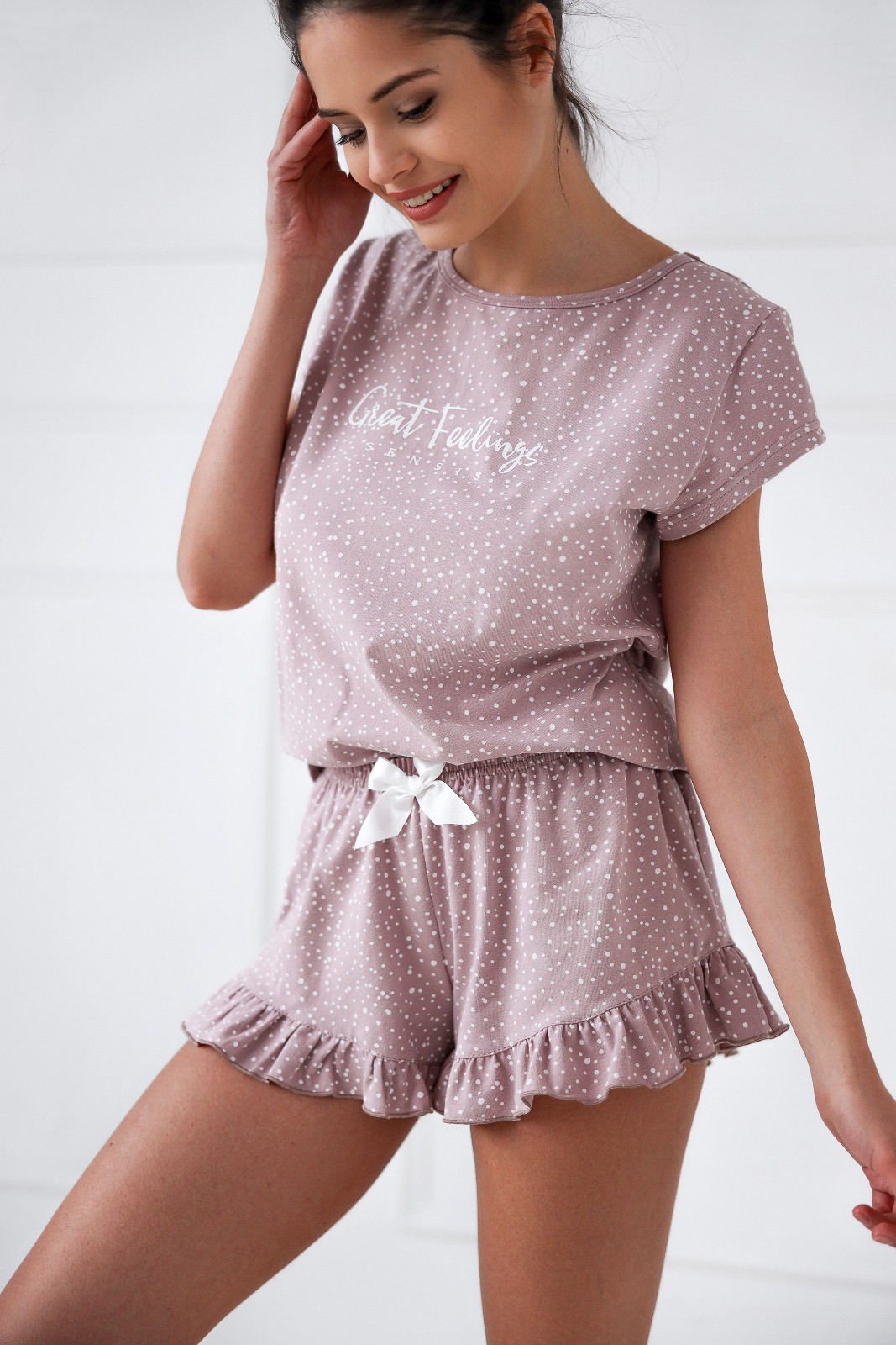 Piżama Sensis Feelings kr/r S-XL - Bielizna damska - piżamy - krótki ... Piżama Sensis Feelings kr/r S-XL - Bielizna damska - piżamy - krótki ...